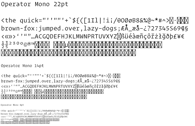Finding the Best Programming Font / Webagility